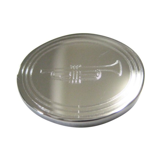 Kiola Designs | Accessories | Oval Trumpet Music Instrument Magnet ...